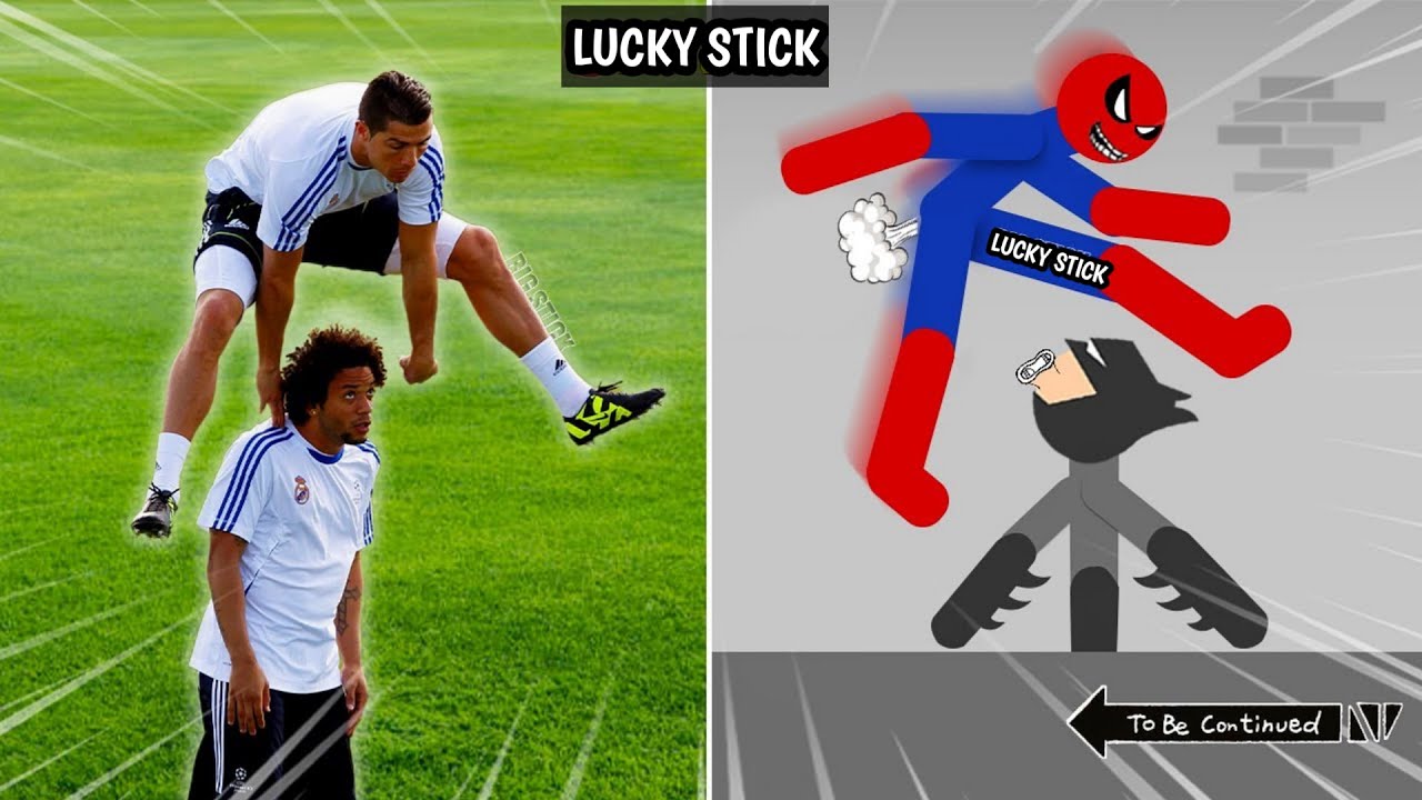 Cristiano Ronaldo vs Stickman | Stickman Dismounting funny and epic ...