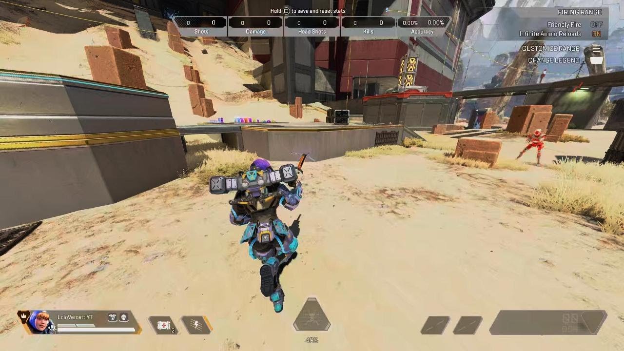 Wattson's System Shock skin third person - YouTube