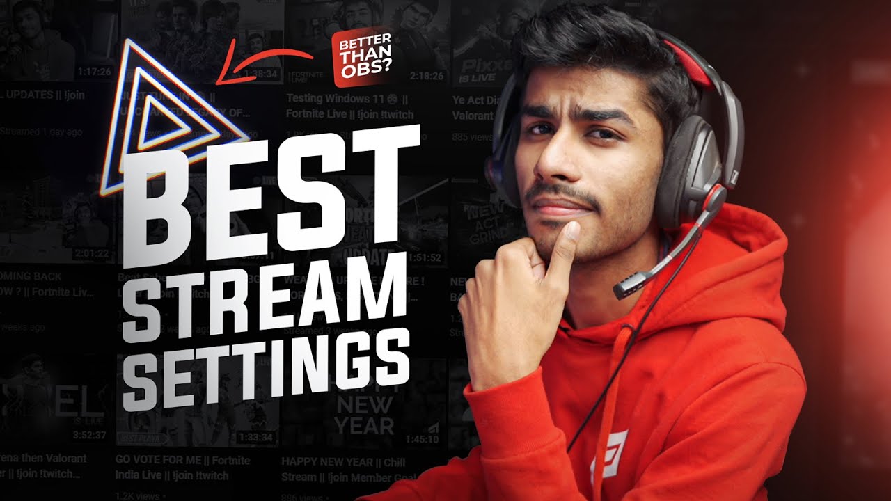 How to Live Stream on PC! BEST QUALITY SETTINGS - YouTube