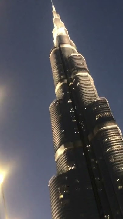 اجمل الاماكن في العالم، برج خليفة ليلا Youtube