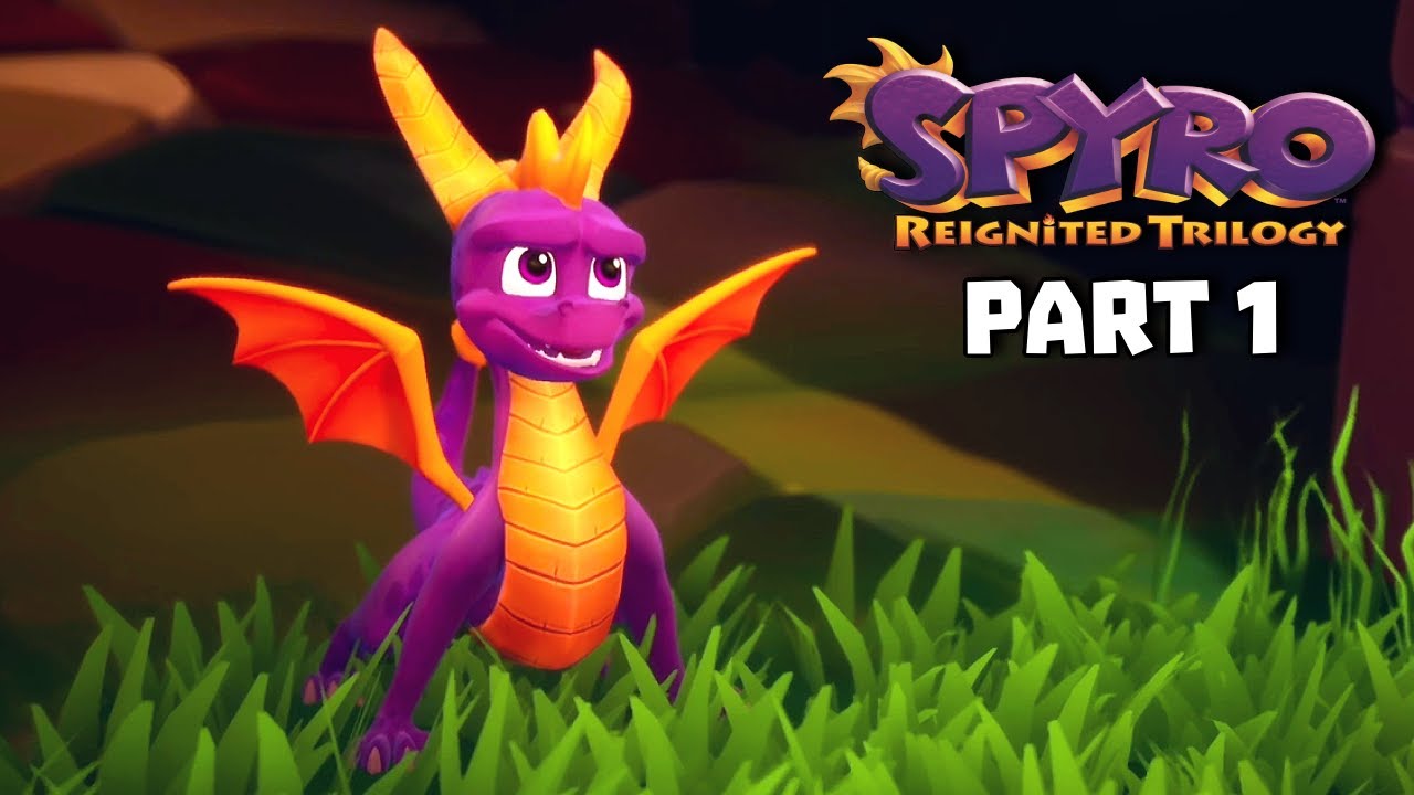 Spyro The Dragon Gameplay Walkthrough - Part 1 - No Commentary - YouTube