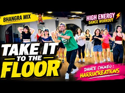 TAKE IT TO THE FLOOR | SNDY | ZUMBA DANCE WORKOUT ROUTINE HARRUCREATIONS 