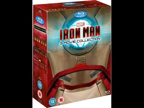 IRON MAN Complete 3 Movie Collection Blu Ray Unboxing - YouTube