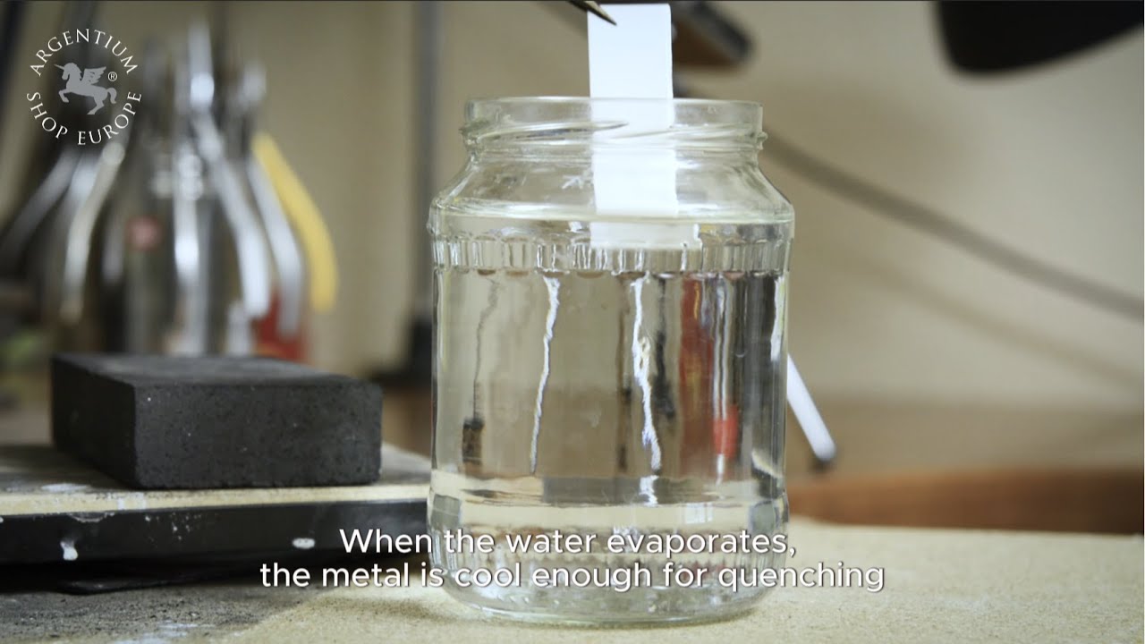 Argentium Silver Tutorial: Proper annealing and quenching - YouTube