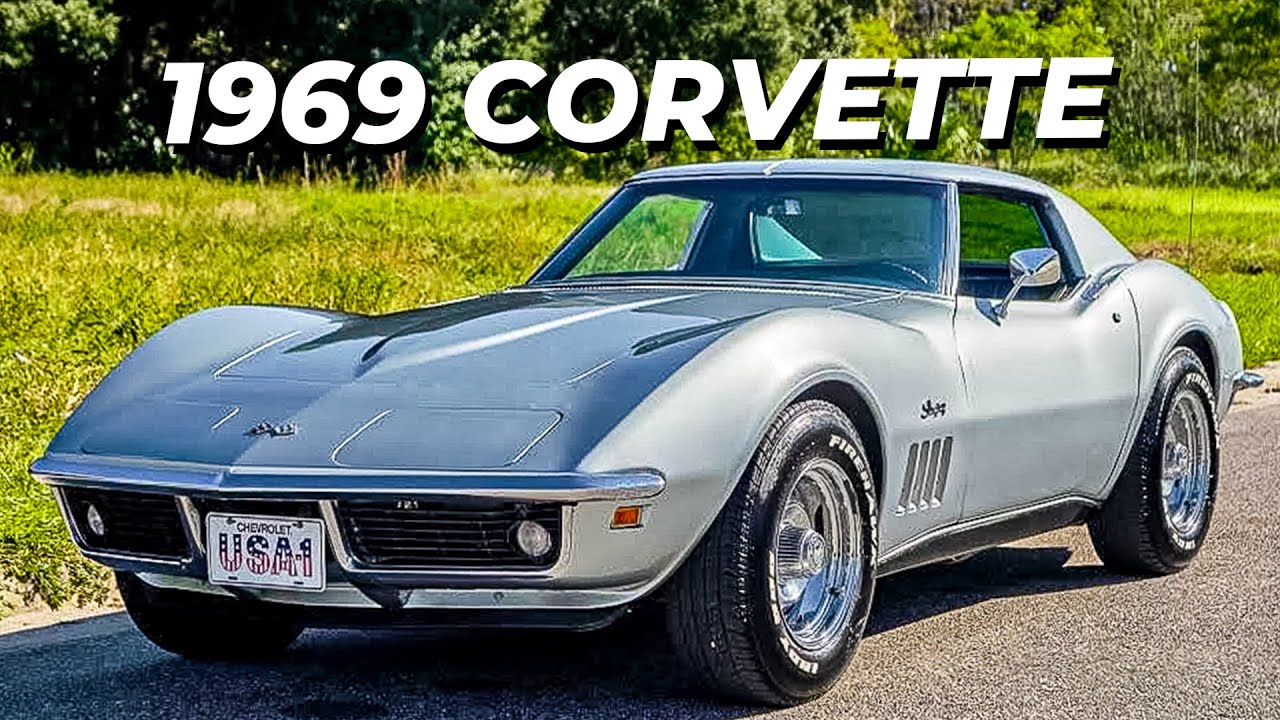 1969 CHEVROLET CORVETTE STINGRAY SILVER - YouTube