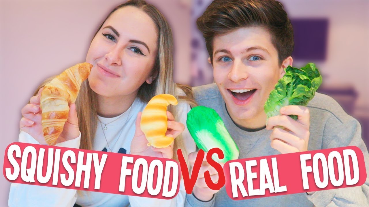 SQUISHY FOOD vs. REAL FOOD 😱 - YouTube
