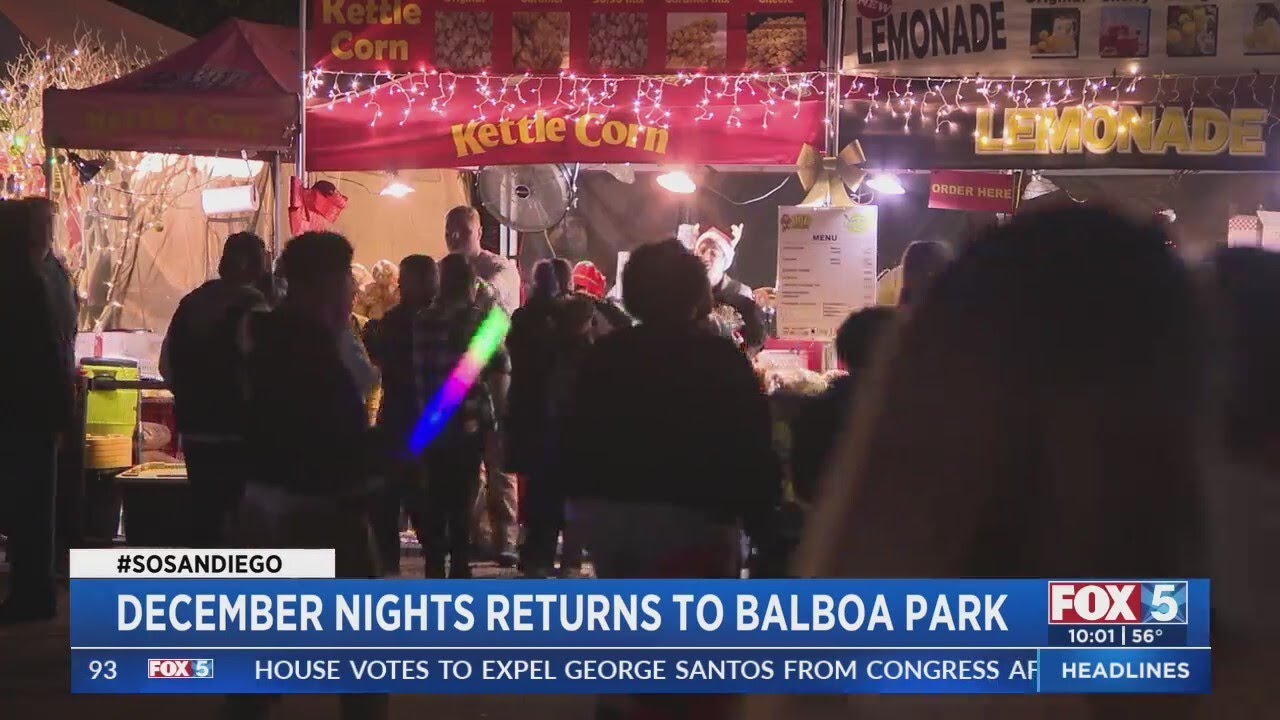 December Nights Returns To Balboa Park - YouTube