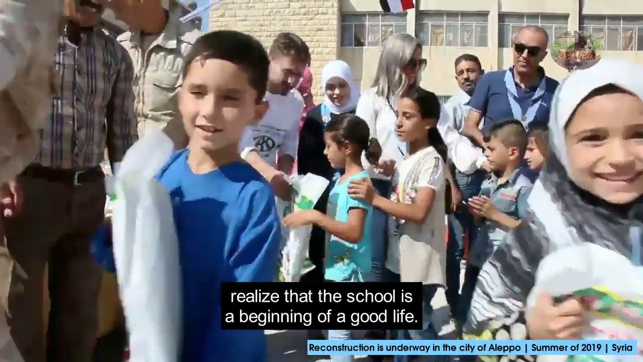 Reconstruction in Aleppo, September 2019 - YouTube
