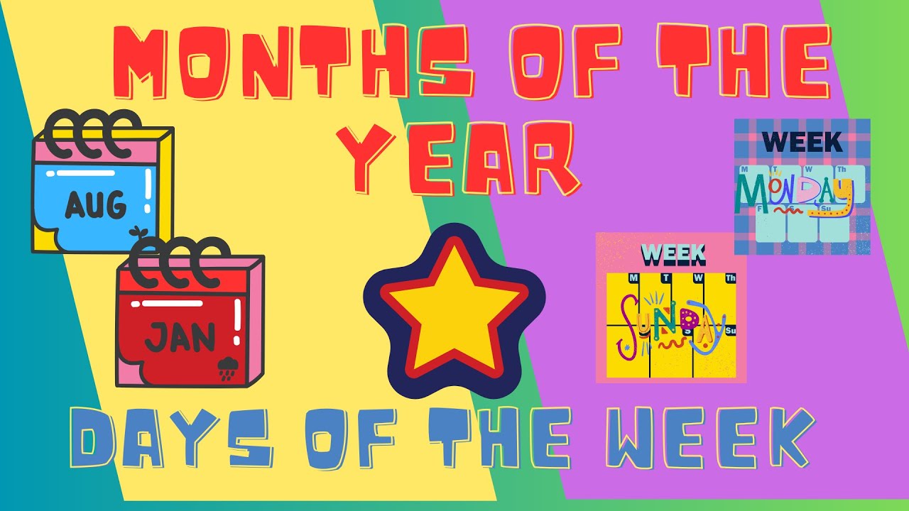 Learn the Months of the Year and Days of the Weeks - YouTube