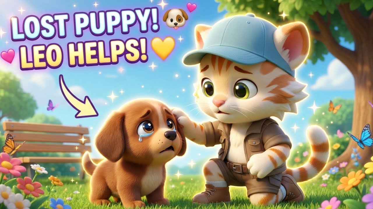 Leo Helps a Lost Puppy 🐶💛 | Moral Story for Kids | Leo Solves Problems ...