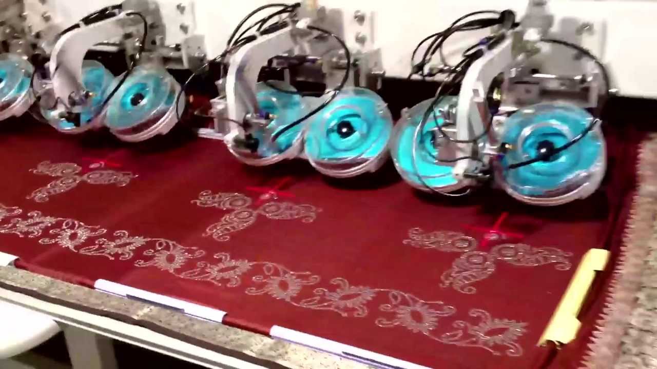 DeCristal New computer 4heads Rhinestone machine(Fabric,Abaya,Saree ...