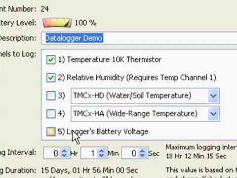 Onset HOBOware Pro Software Launch Data Loggers - YouTube