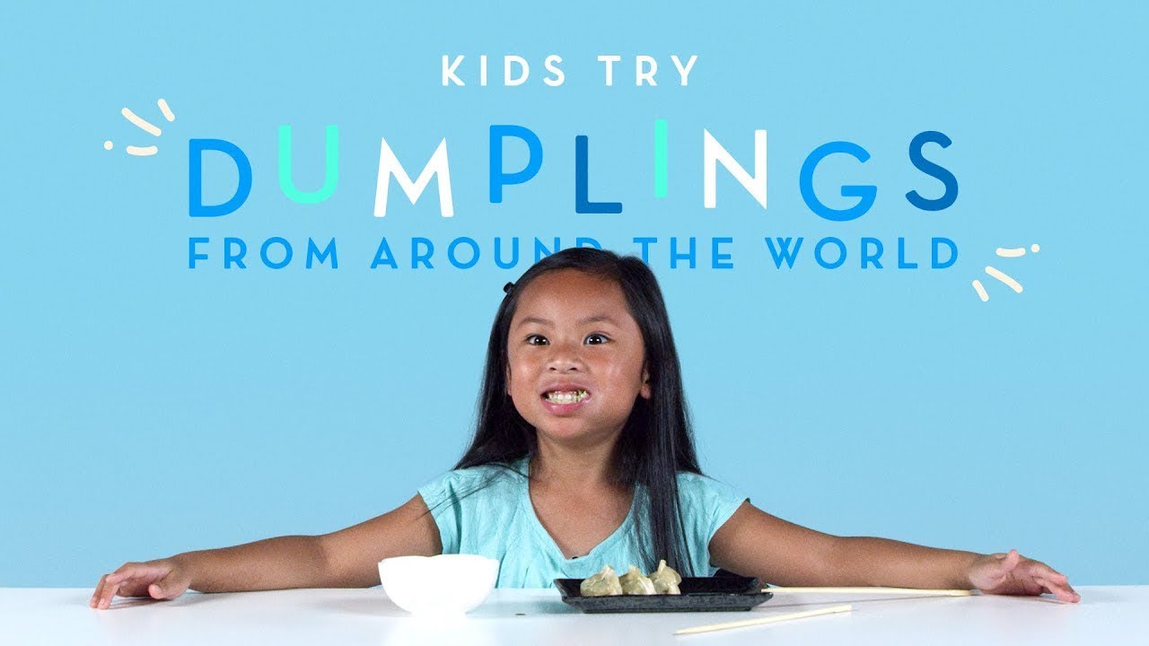 Kids Try Dumplings from Around the World | Kids Try | HiHo Kids - YouTube