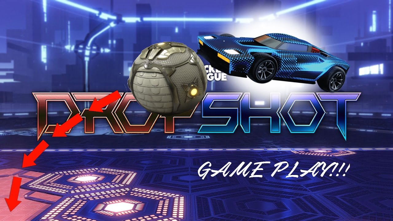 DROP SHOT!!! GAMEPLAY!! Rocket League!! - YouTube