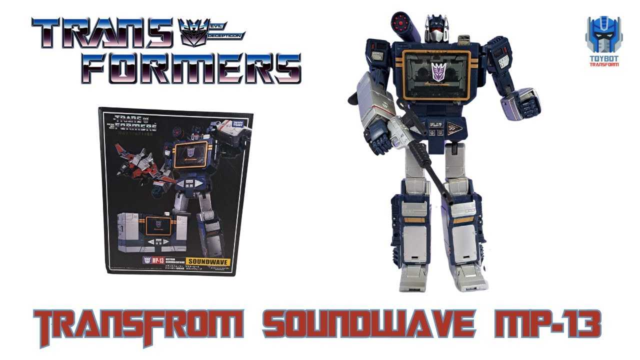 How to transform Masterpiece Soundwave MP13 KO - Transformers - YouTube