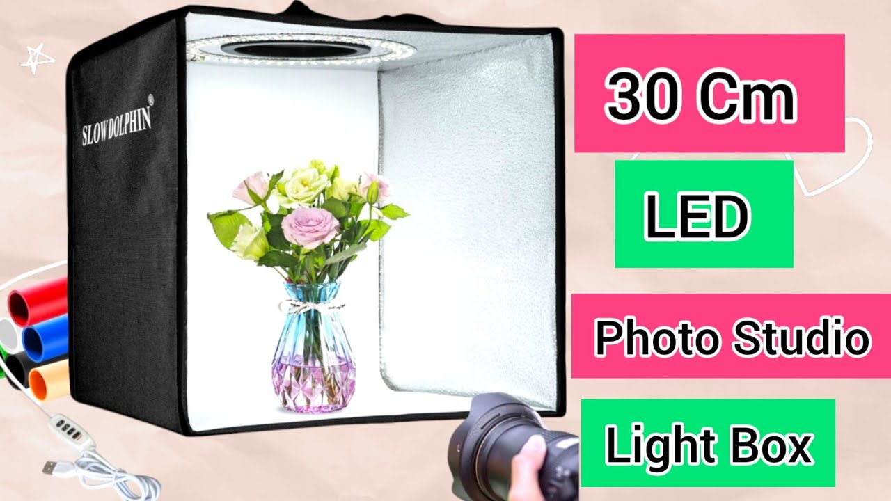 LED Photography Light Box / Unboxing/ 12 x12 Photo Studio Ring Light Box - YouTube