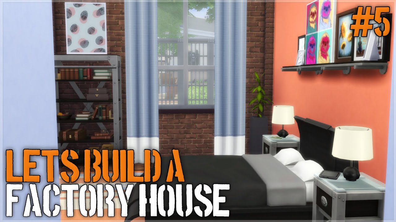 The Sims 4: Let's Build a Factory House (Part 5) - YouTube