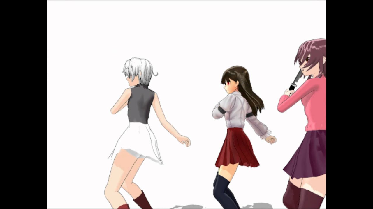 MMD Overmaster - Sabitsuki, Ib, Madotsuki - YouTube