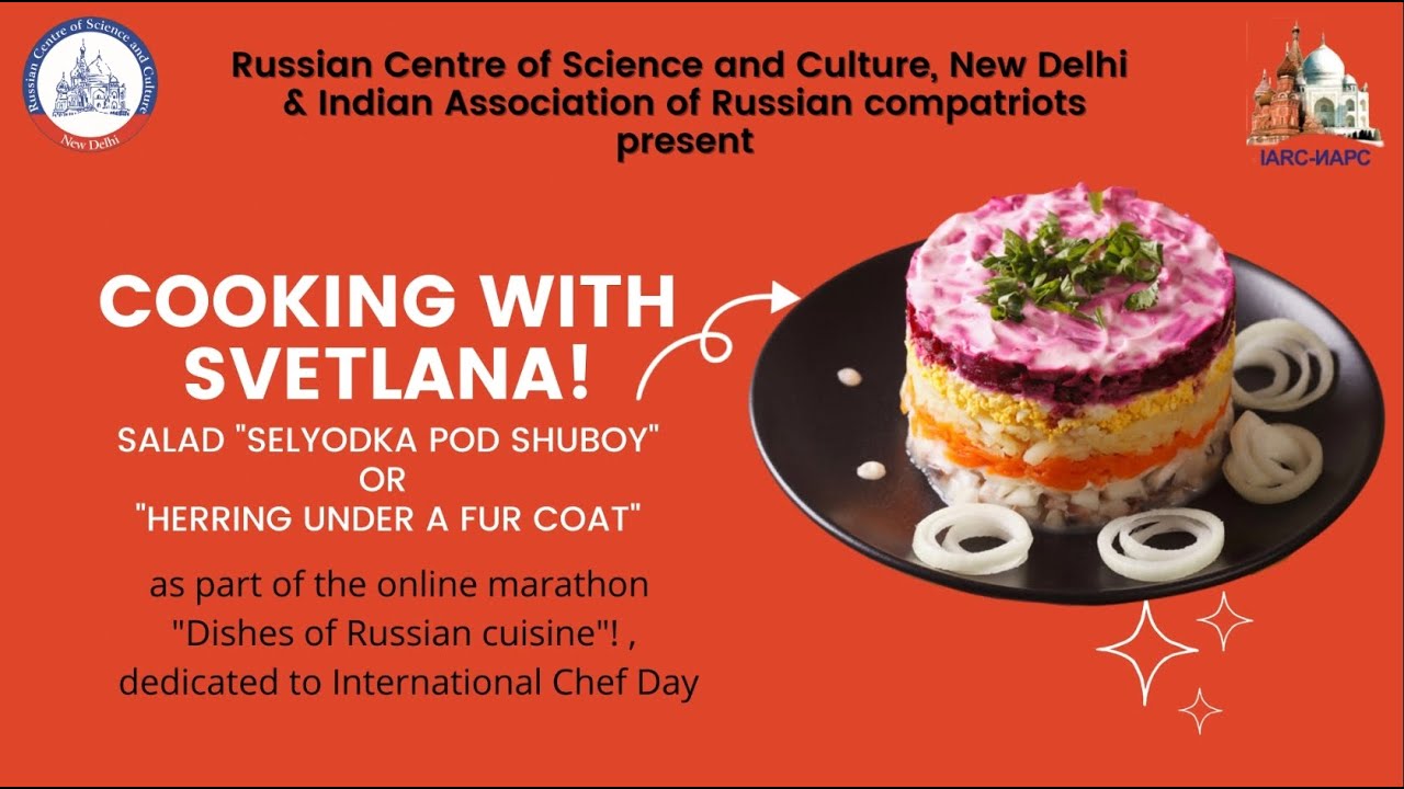 Cooking with Svetlana. Salad "selyodka pod shuboy" or "Herring under a ...