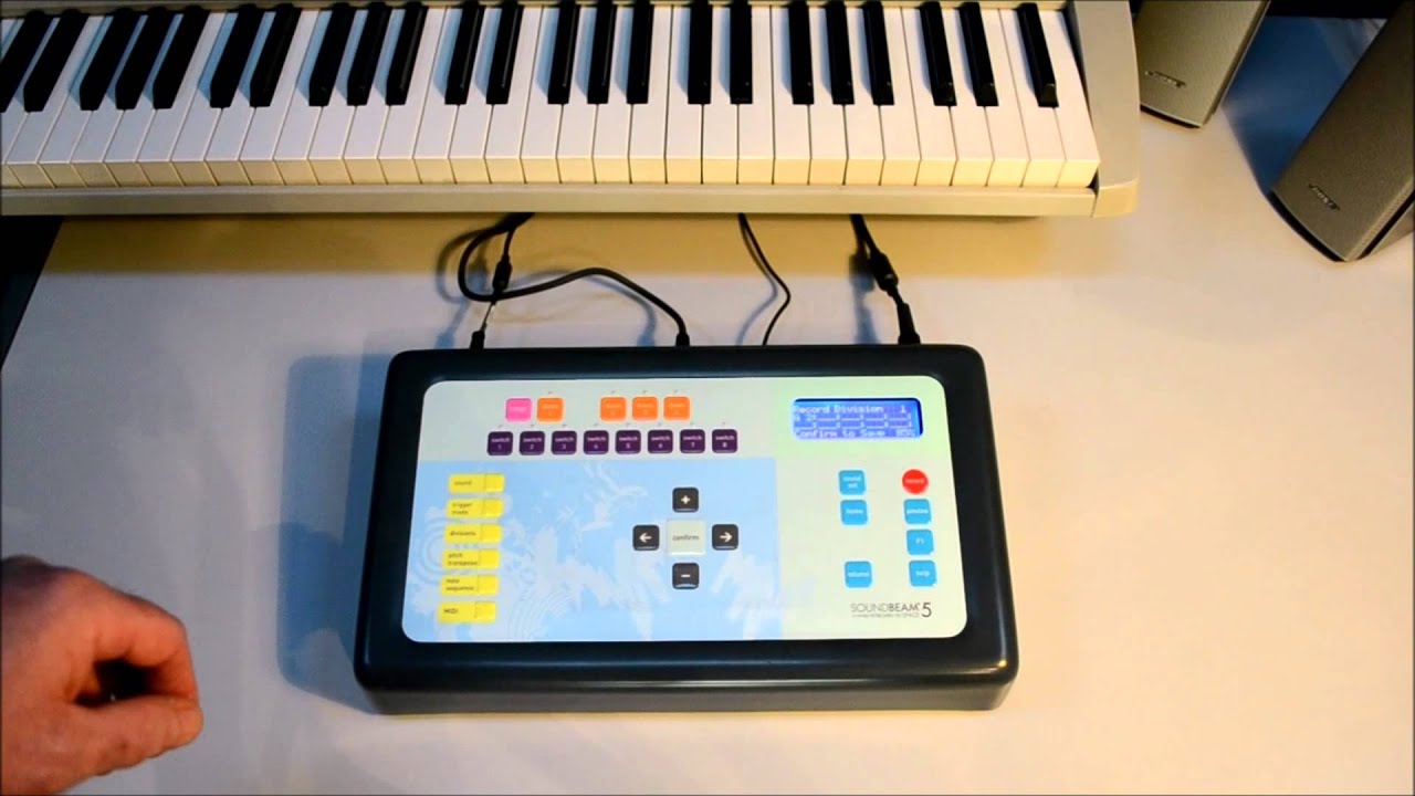 Soundbeam tutorial Soundbeam 5 Creating and using a note sequence - YouTube