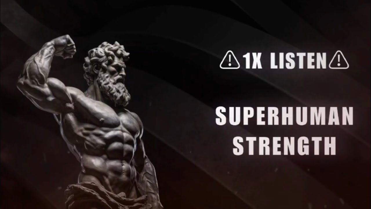[1x LISTEN ONLY] SUPER HUMAN STRENGTH! NO GYM NEEDED SUBLIMINAL - YouTube
