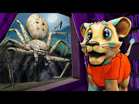 HUNTSMAN SPIDER is outside my house... (Gmod Sandbox)