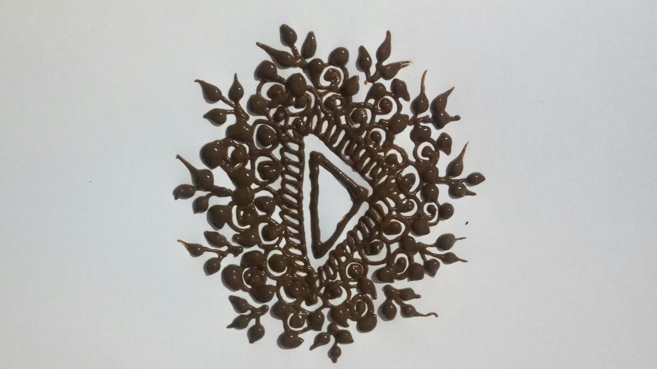 2020 new triangle mehndi pattern ll Simran shaik ll - YouTube