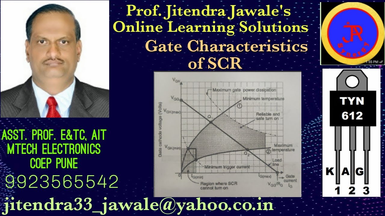Gate Characteristics of SCR || Lecture 09 || Power Electronics - YouTube