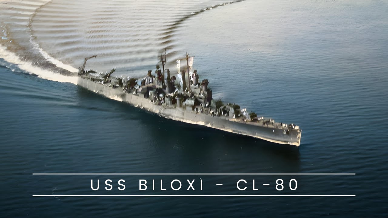 USS Biloxi - CL-80 (Cruiser) - YouTube