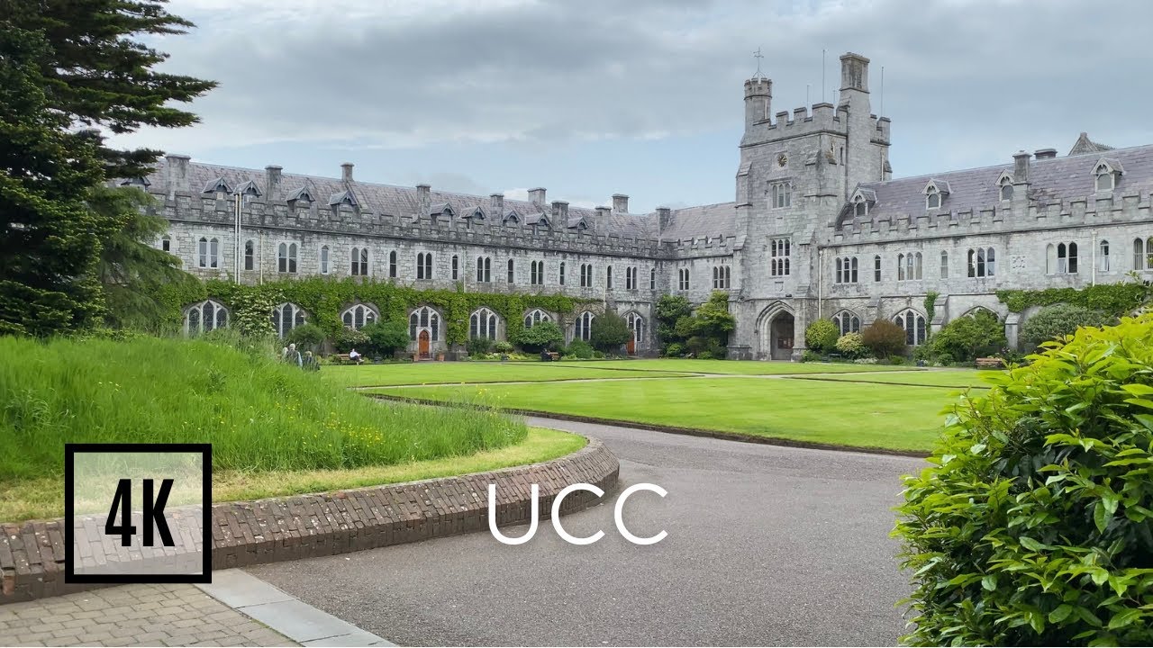 UCC Walking Tour, Cork City, Ireland 2023 l 4K & 3D Audio (campus ...