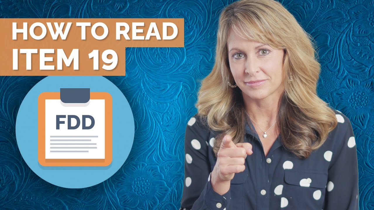 FDD Tutorial: How To Read Franchise Earnings Claims [Item 19 Franchise ...