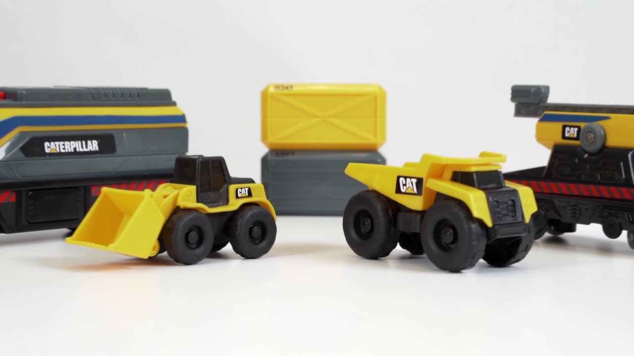 Cat® Toys | Little Machines Power Tracks Train Set - YouTube