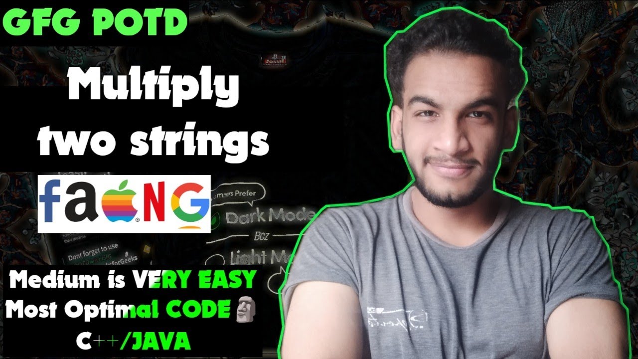 Multiply Two Strings Gfg Potd 27 04 25 Gfg Problem Of The Day Youtube