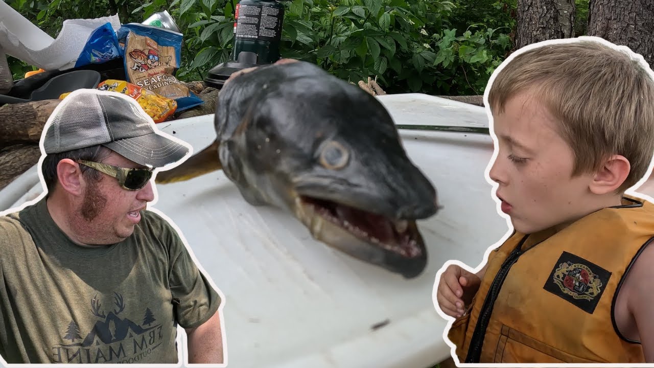 2 Days Camping & Fishing on Remote Maine River in the Buck Bus: Catch ...