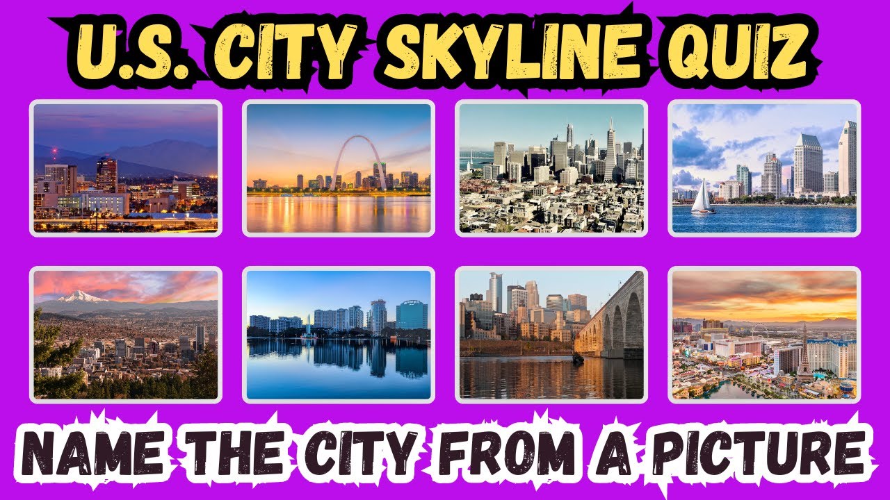 Guess The US City From The Skyline! - YouTube