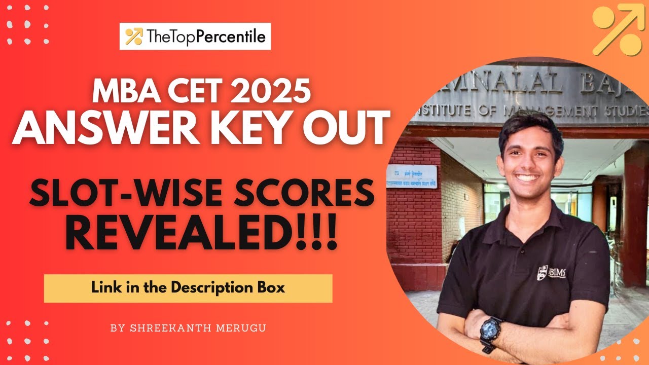 Check Your MBA CET 2025 Scores Slot-Wise NOW!!! - YouTube