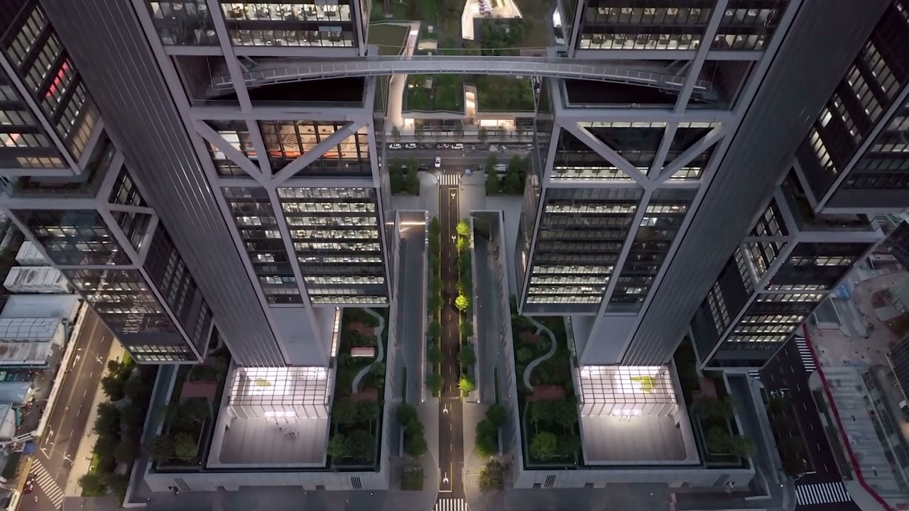 Foster + Partners’ DJI Sky City in Shenzhen, China, features a tree ...