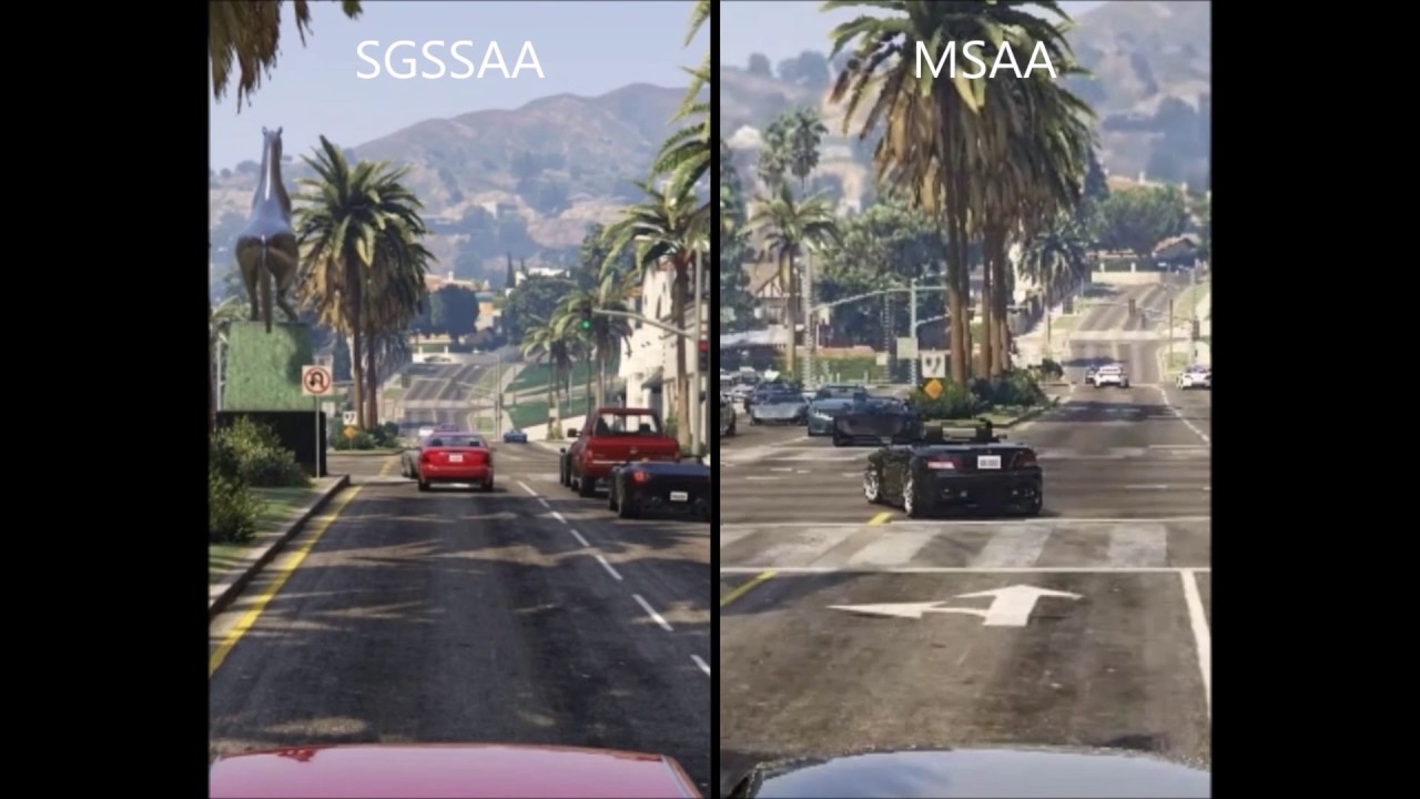 GTA Anti-Aliasing Comparison - YouTube