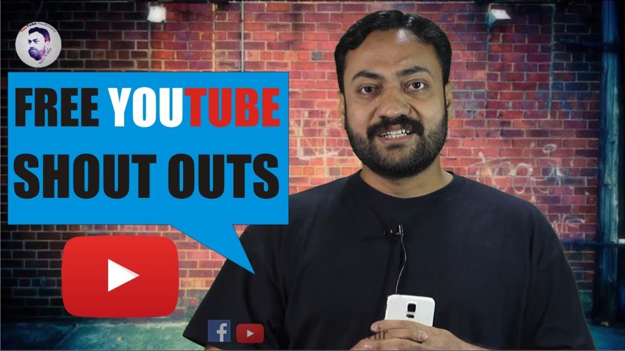 free shout out To All New Youtubers YouTube Shout Outs - YouTube