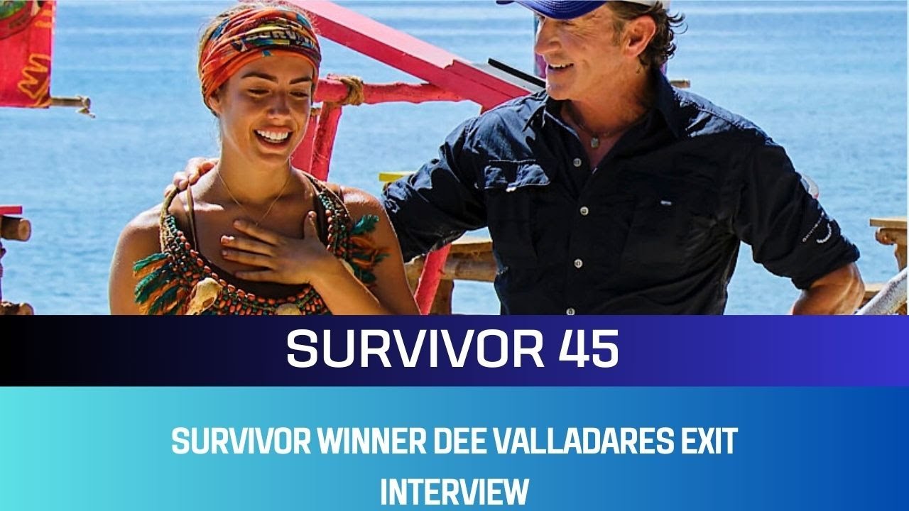 Survivor 45 Winner Dee Valladares Exit Interview - YouTube