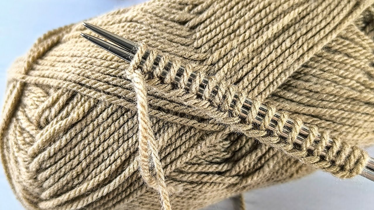 AMAZİNG👌UNIQUE! knitting stitch! very easy and beautiful knitting ...