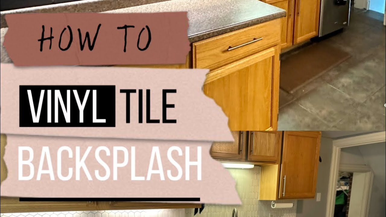 How to Install Vinyl Tile Directly OVER Existing Tile! - YouTube
