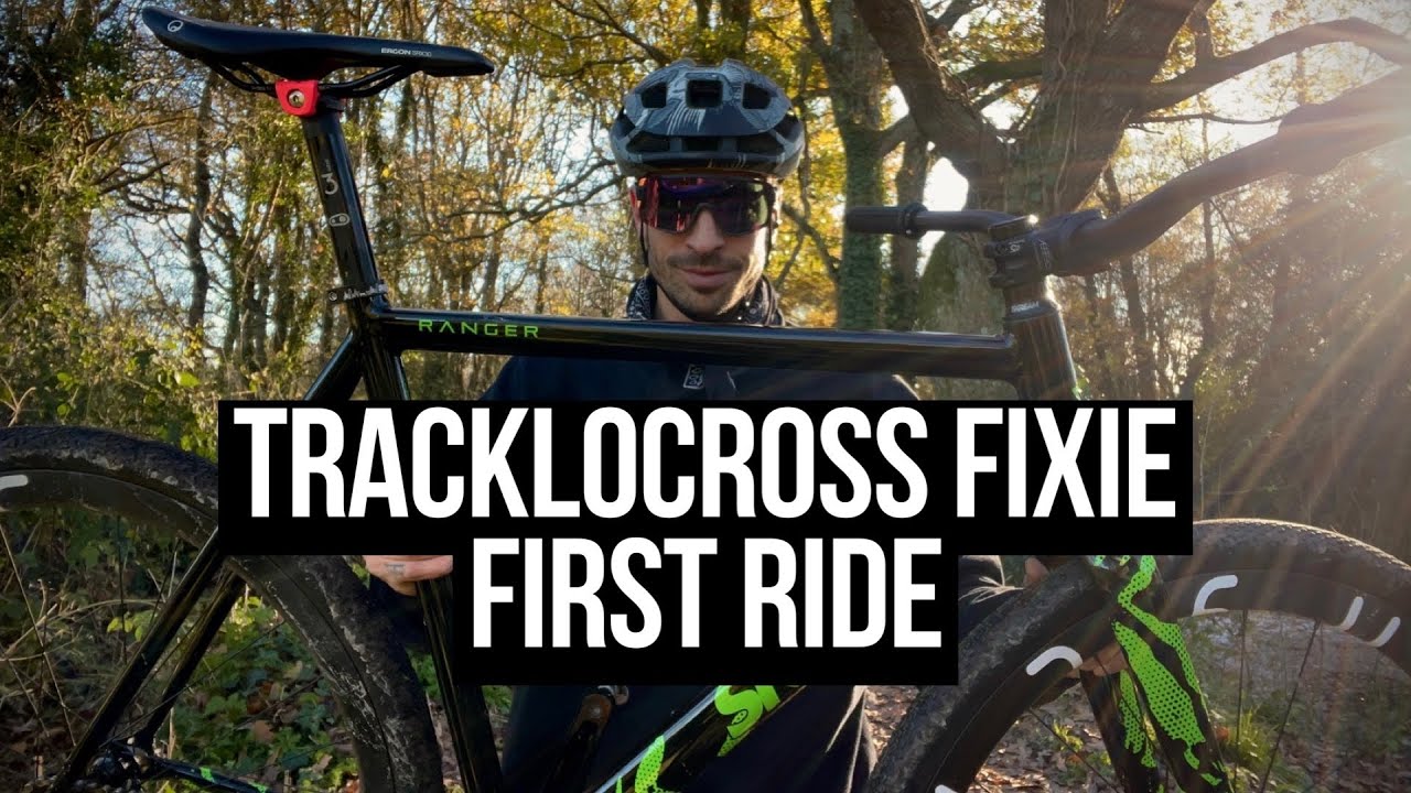 First Ride On The Tracklocross Fixie - YouTube