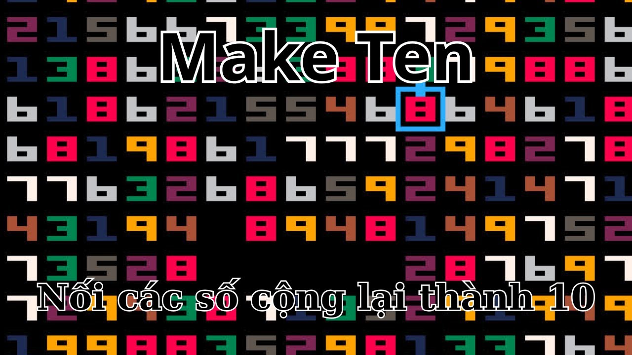 Make Ten - Nối các số cộng lại thành 10 - YouTube