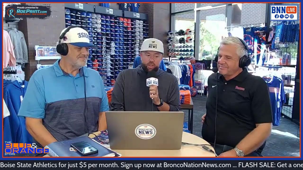 BNN LIVE from the new Blue and Orange Store at the Boise State Hall of ...