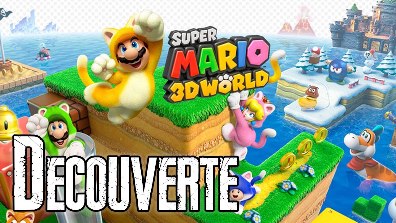 Arthur découvre Super Mario 3D World sur WII U - YouTube