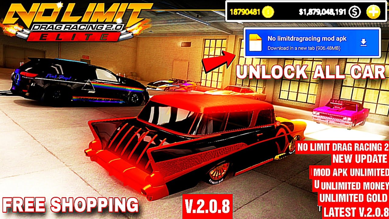 No limit drag racing 2 new Update 2.0.8 Mod apk unlimited money unlock ...