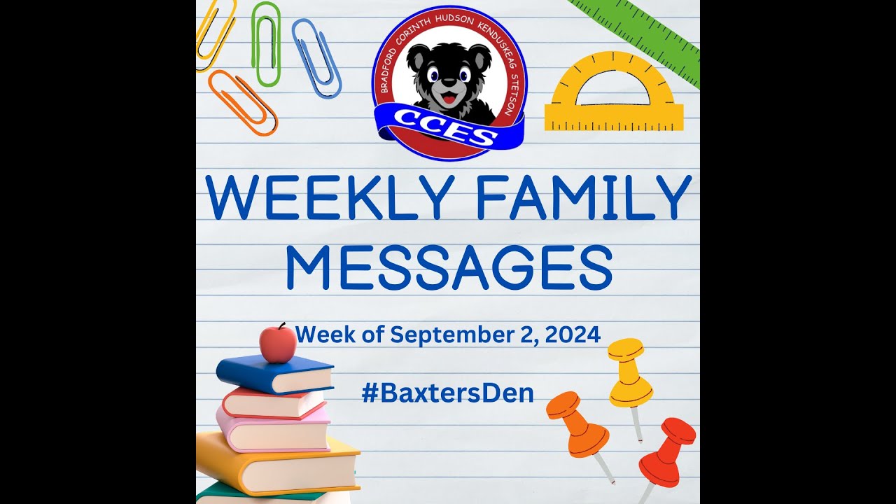 9/2/24 Weekly Family Messages - YouTube