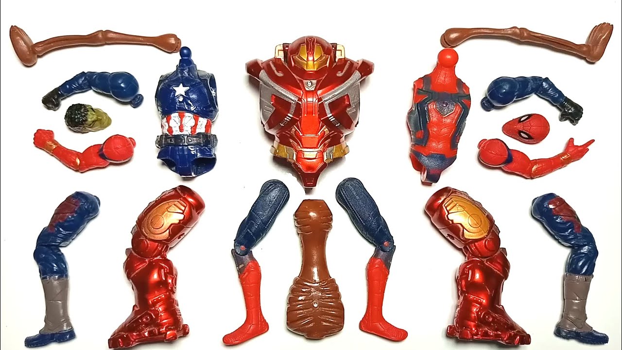 AVENGERS TOYS/HULK BUSTER/SPIDERMAN/CAPTAIN AMERICA/SIREN HEAD ...