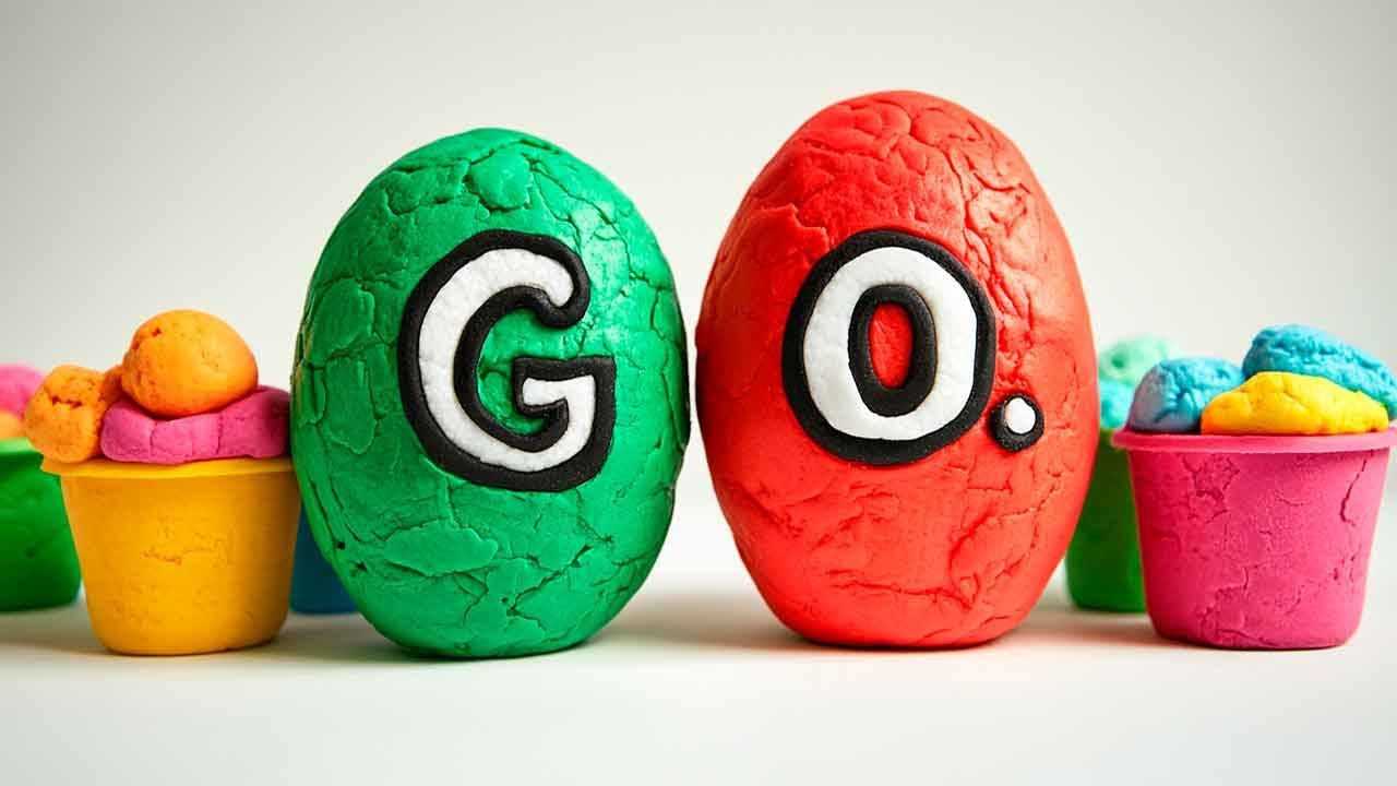 Lego Bricks & Animals in Play-Doh Surprise Egg | Learn Colors with Play ...